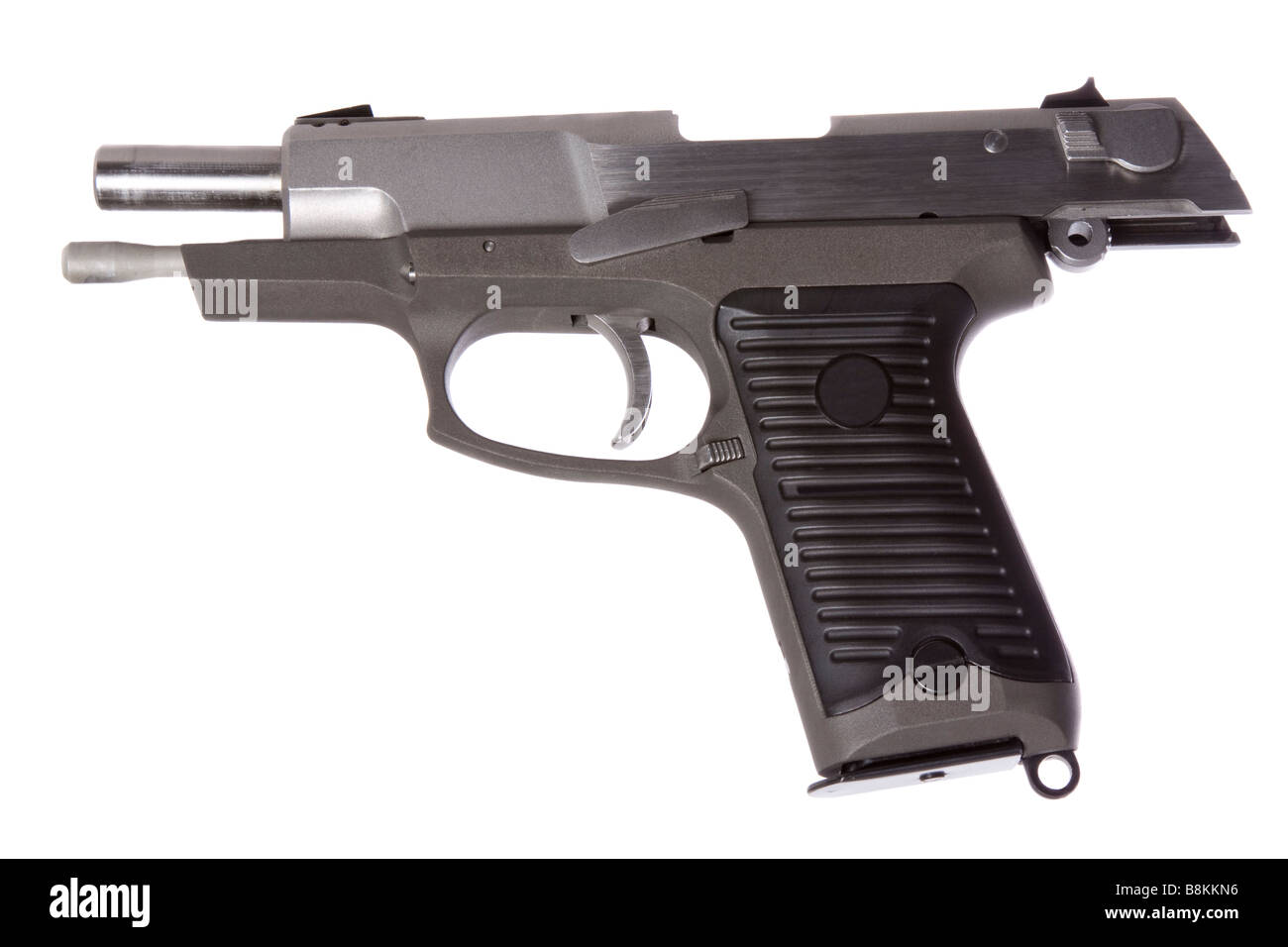 Unloaded pistol Cut Out Stock Images & Pictures - Alamy