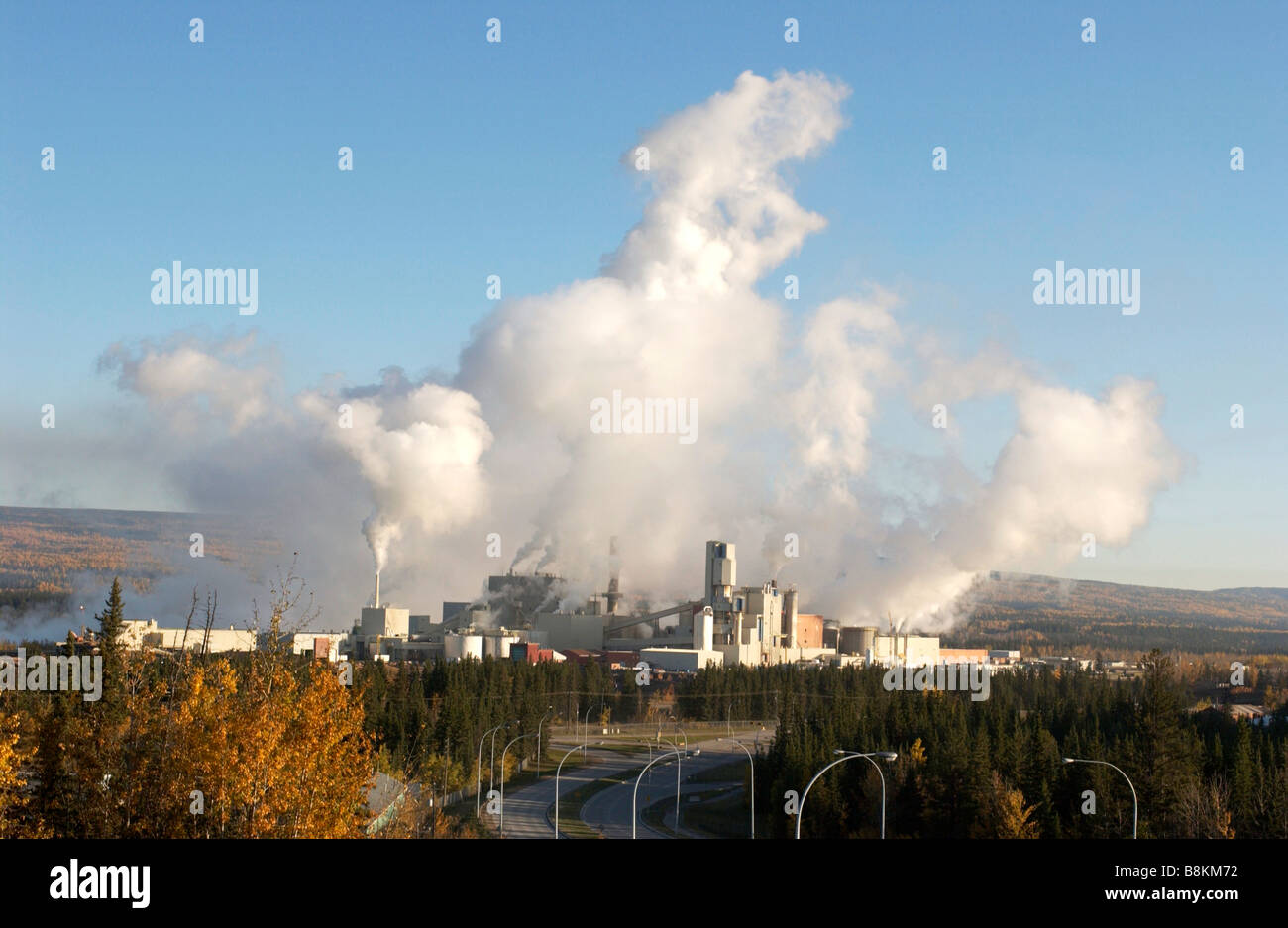 The West Fraser pulp mill in Hinton Alberta Stock Photo - Alamy