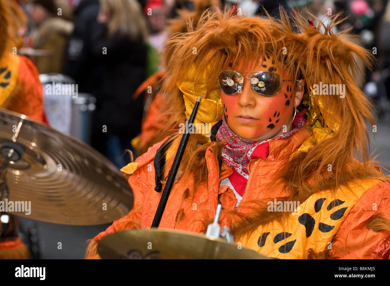 Colourful street carnival in Germany Stock Photo - Alamy
