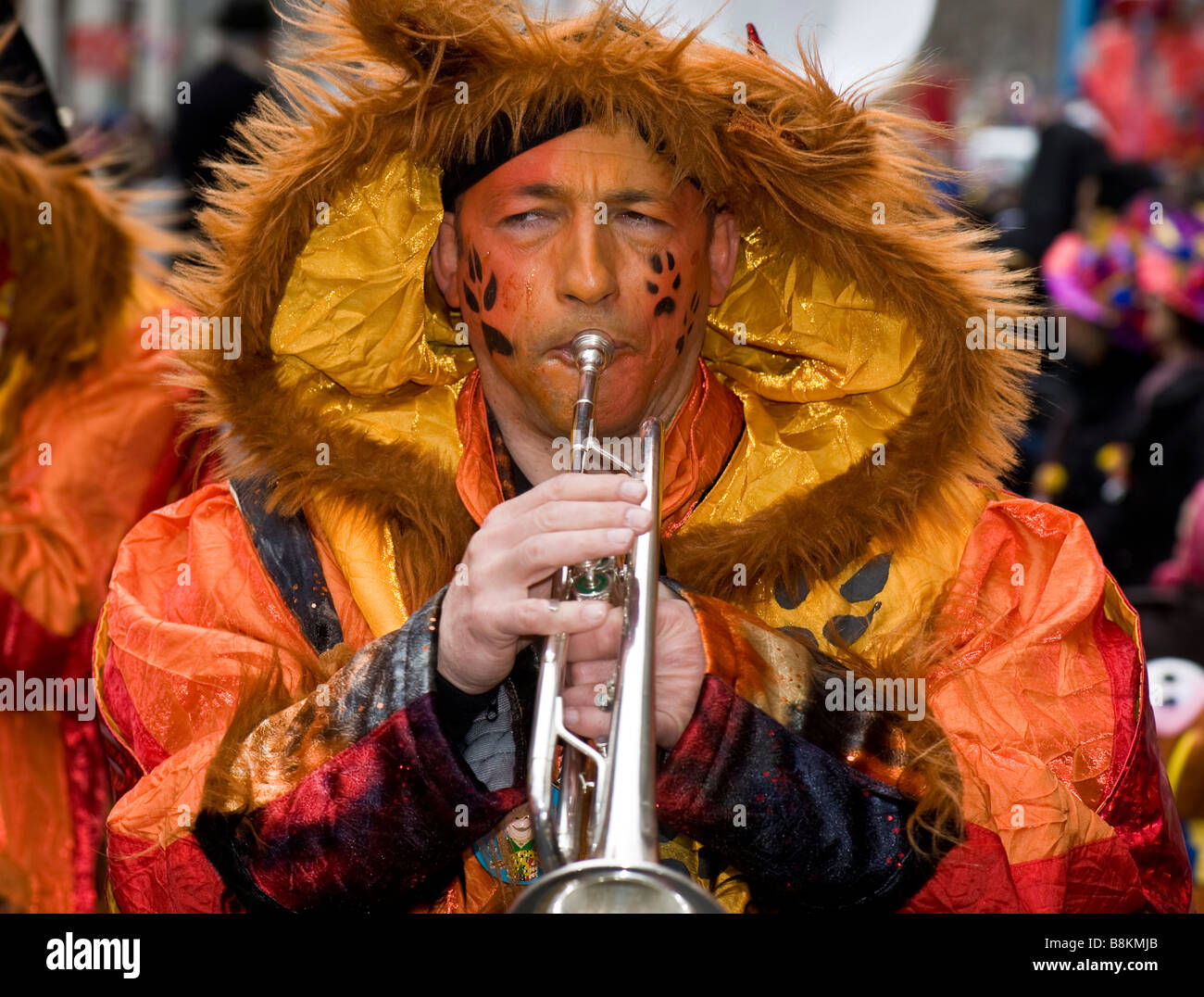 Colourful street carnival in Germany Stock Photo - Alamy
