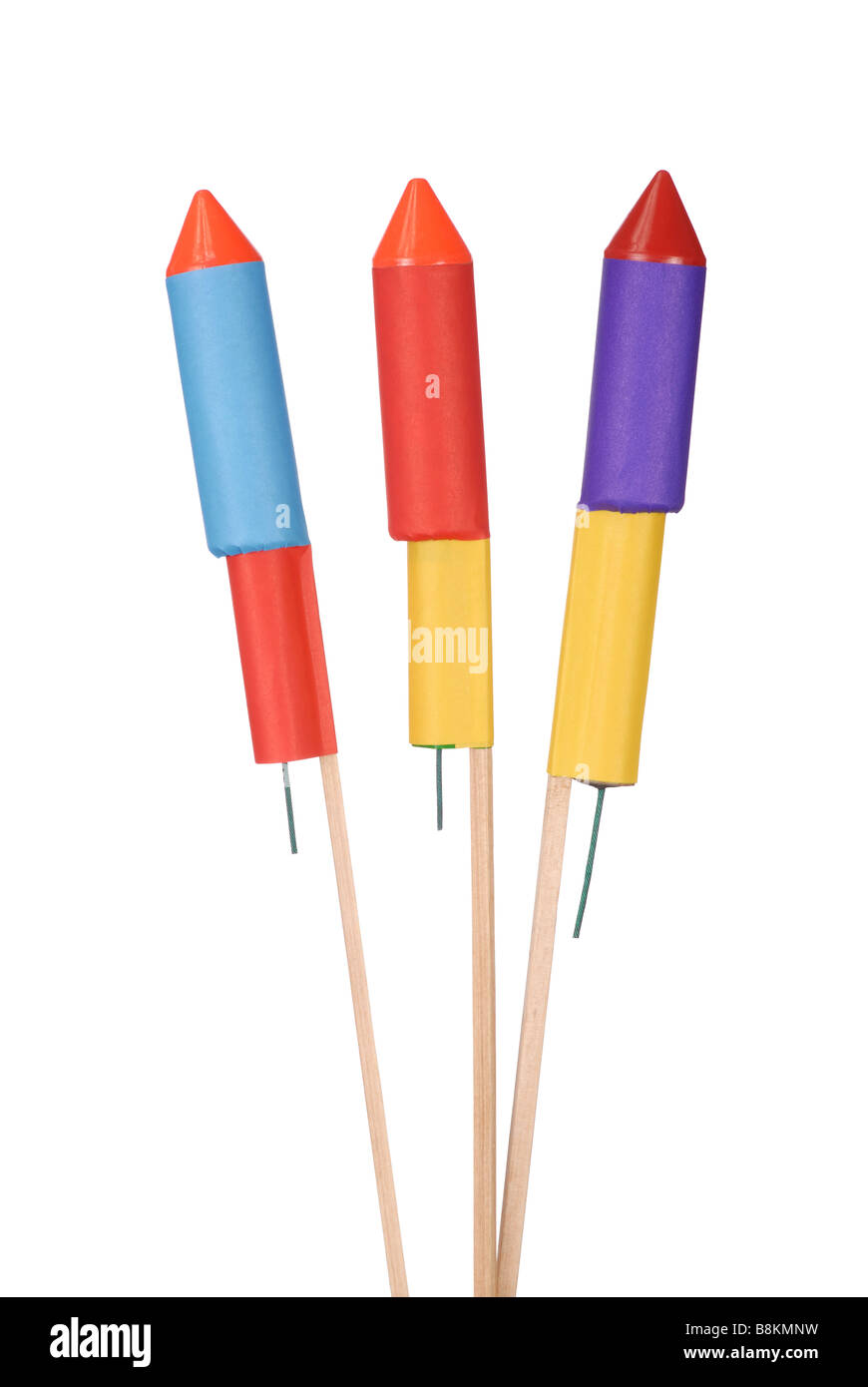 Fire rockets Cut Out Stock Images & Pictures - Alamy