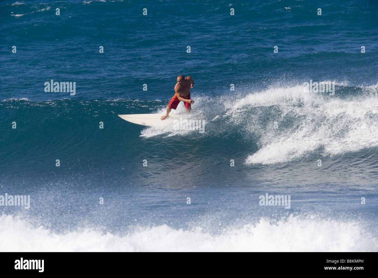 Surfing at Hookipa,Paia, Maui Hawaii Stock Photo - Alamy