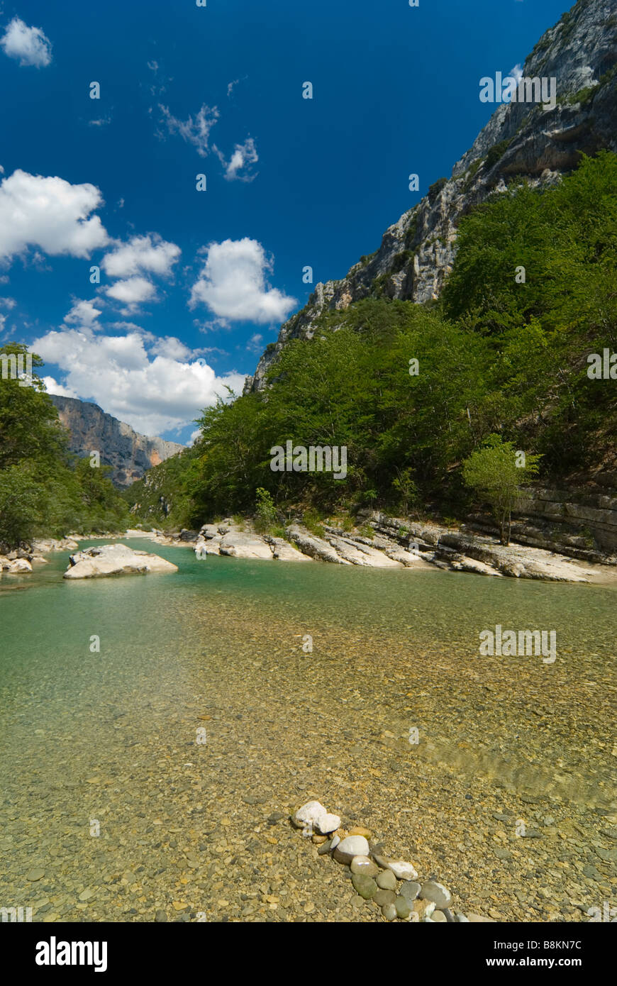 The Grand canyon du Verdon, Provence, southernfrance, europe Stock ...