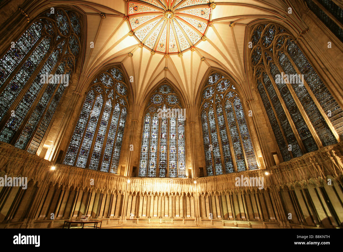 City of York, England. The octagonal shaped Chapter House is said to ...