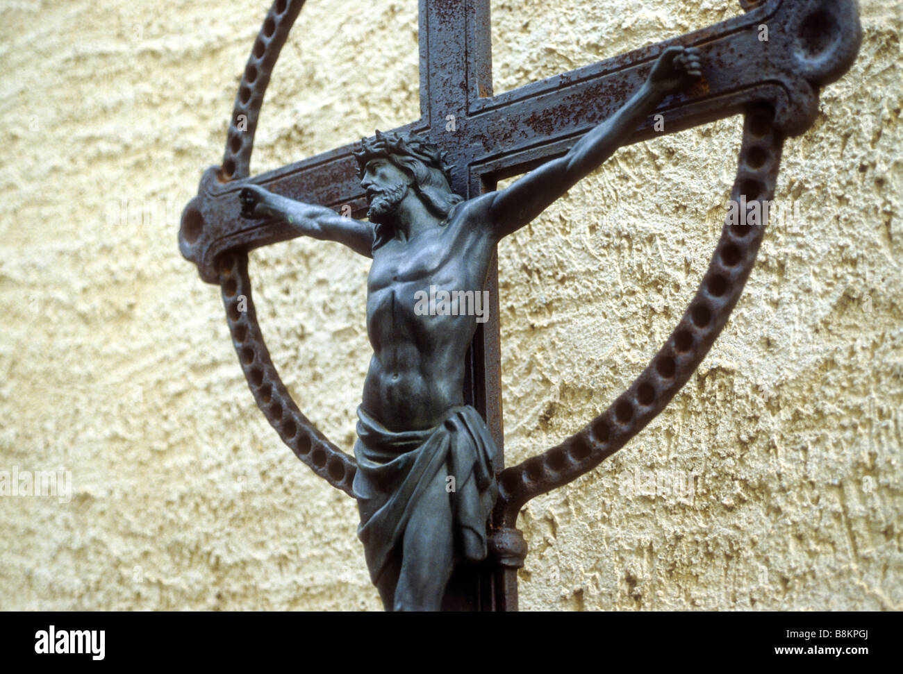 Metal crucifix hi-res stock photography and images - Alamy