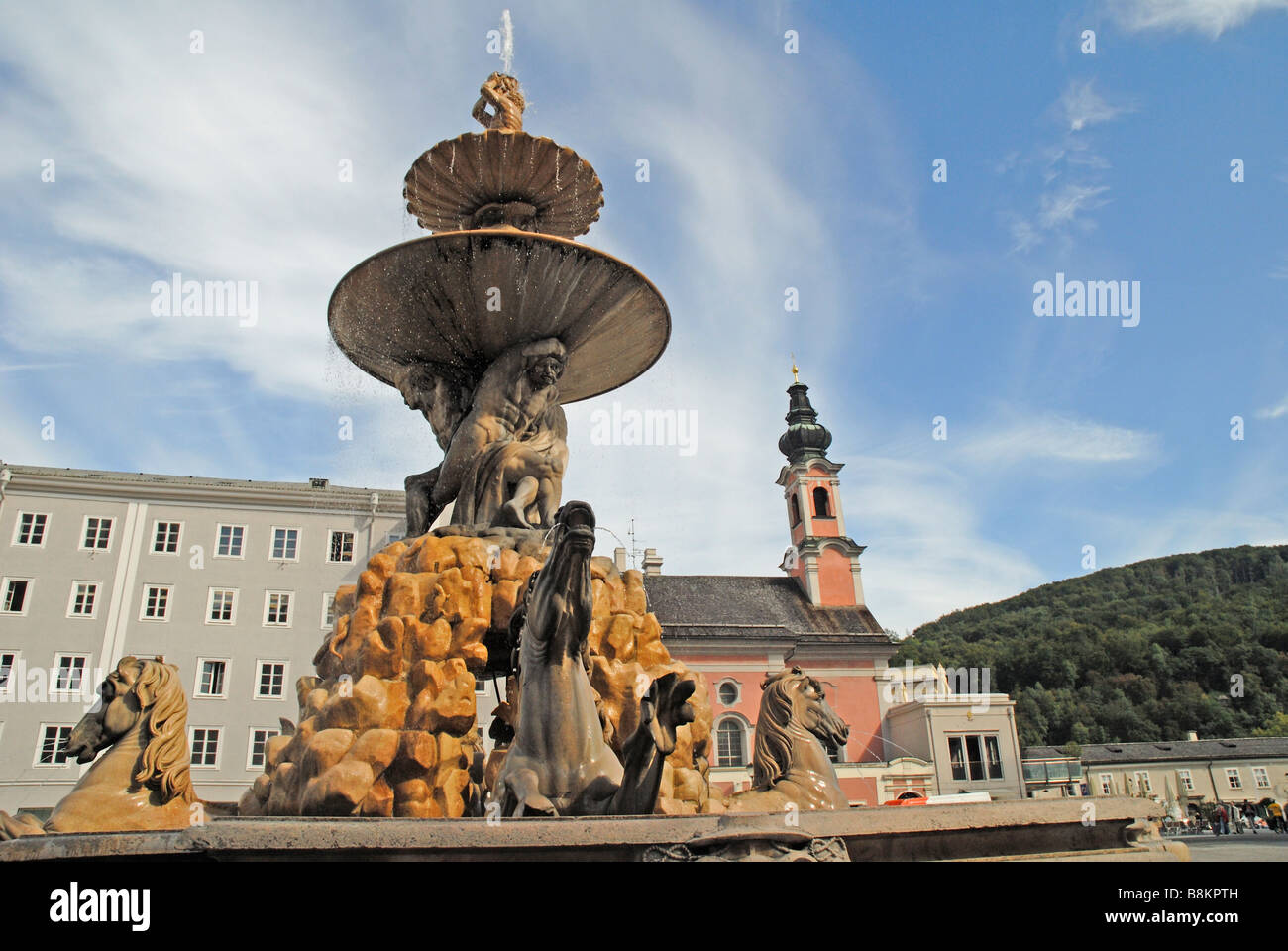 Pegasus fountain sound of music hi-res stock photography and images - Alamy