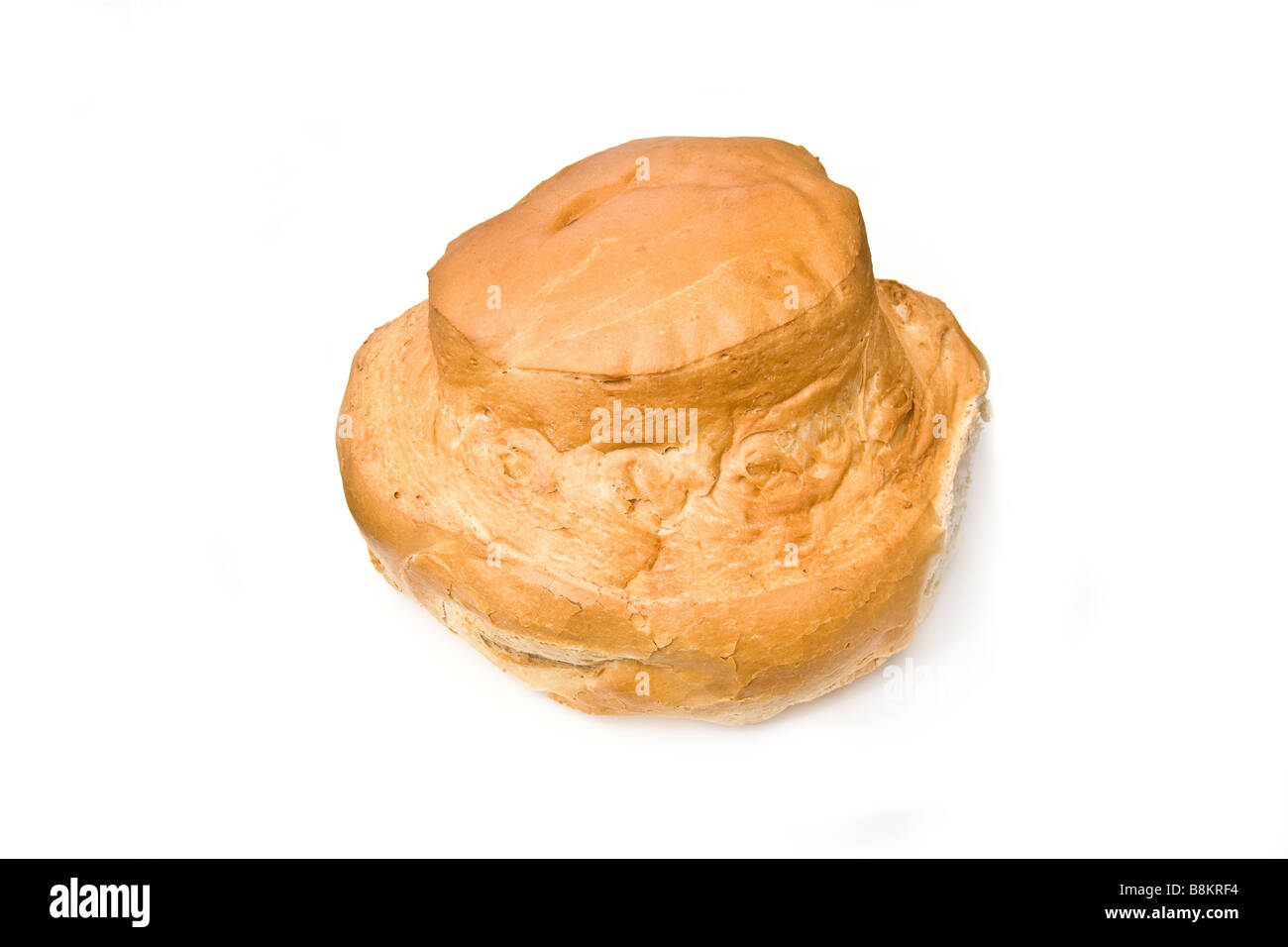 Bloomer loaf of bread Isolated on a white studio background Stock Photo ...