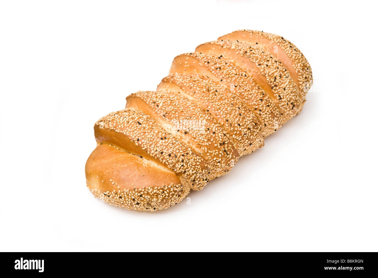 Turkish Corek bread isolated on a white studio background Stock Photo ...