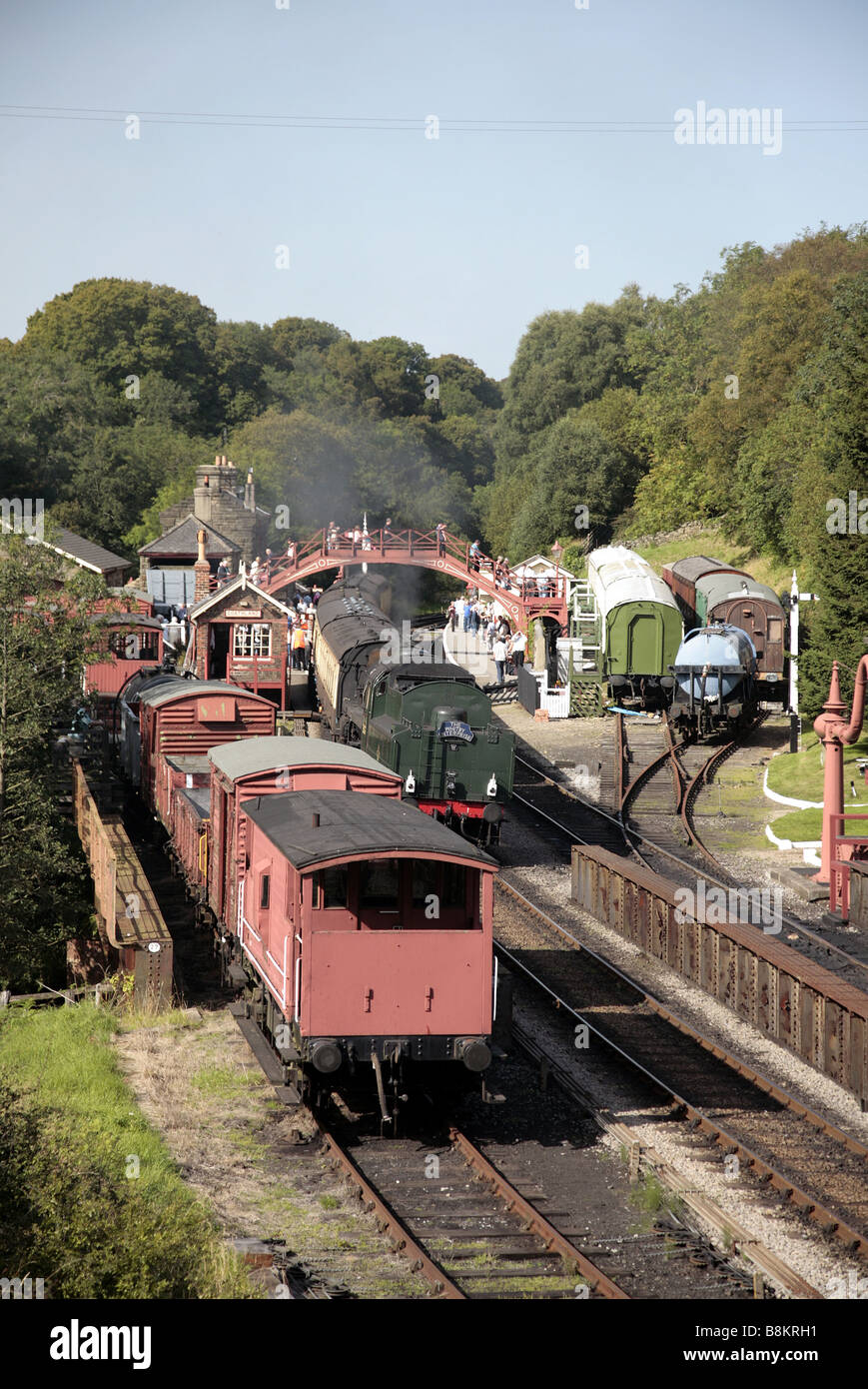 RAILWAY STATION WHITBY NORTH YORKSHIRE ENGLAND GOATHLAND NORTH ...