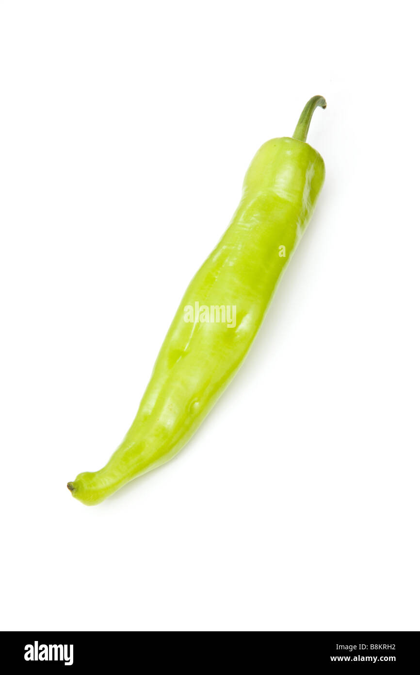 Carliston Peppers isolated on a white studio background Stock Photo - Alamy