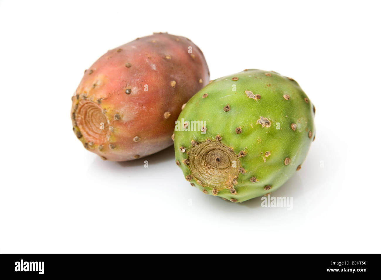 Prickly pear fruit isolated on a white studio background Stock Photo ...
