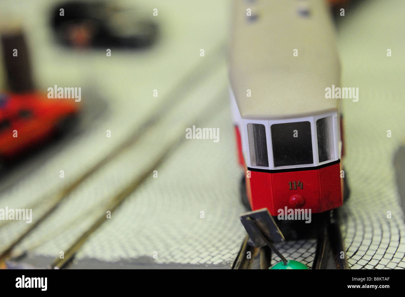 Tram tramway station model Czech Republic Stock Photo - Alamy