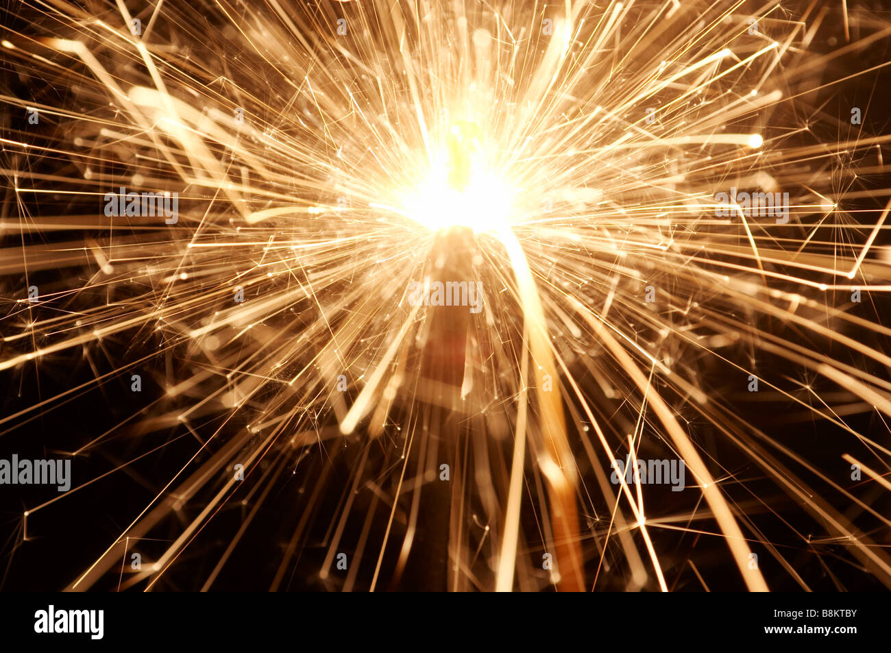 sparkling fire in the night Stock Photo - Alamy