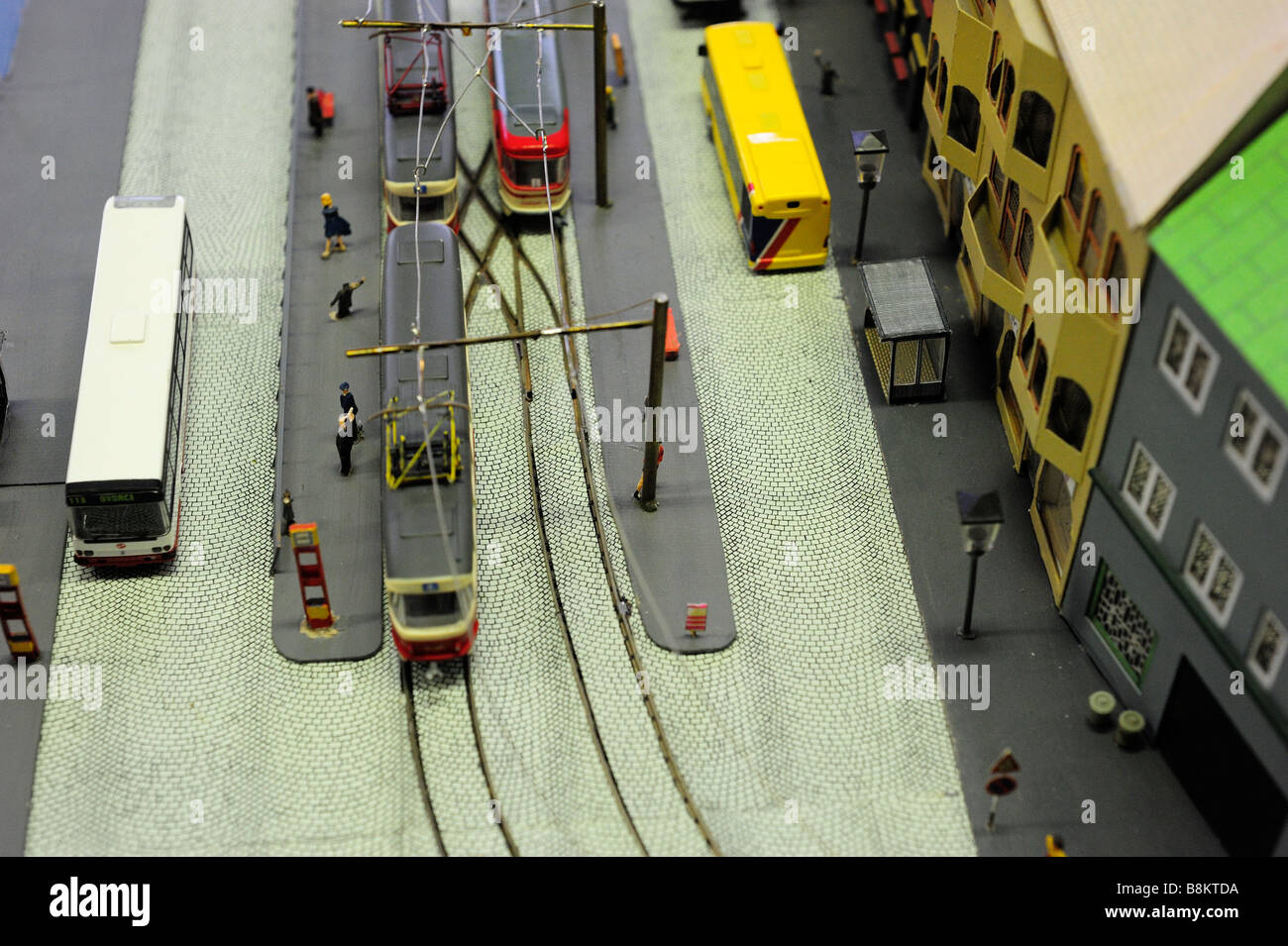 Tram tramway station model Czech Republic Stock Photo - Alamy