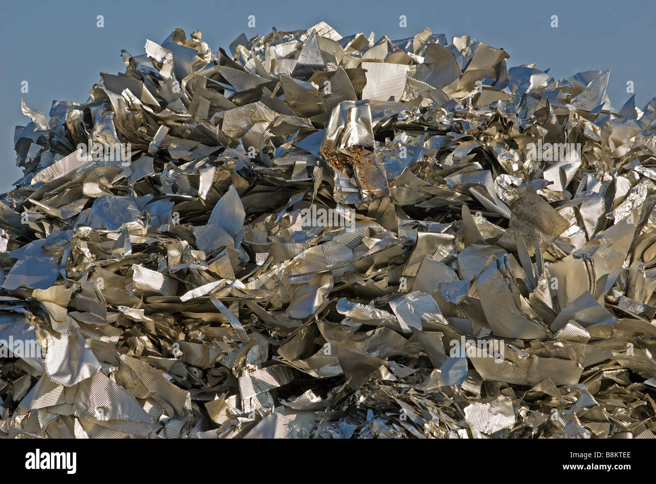 Scrap aluminium at a recycling centre, Cologne, Germany Stock Photo - Alamy
