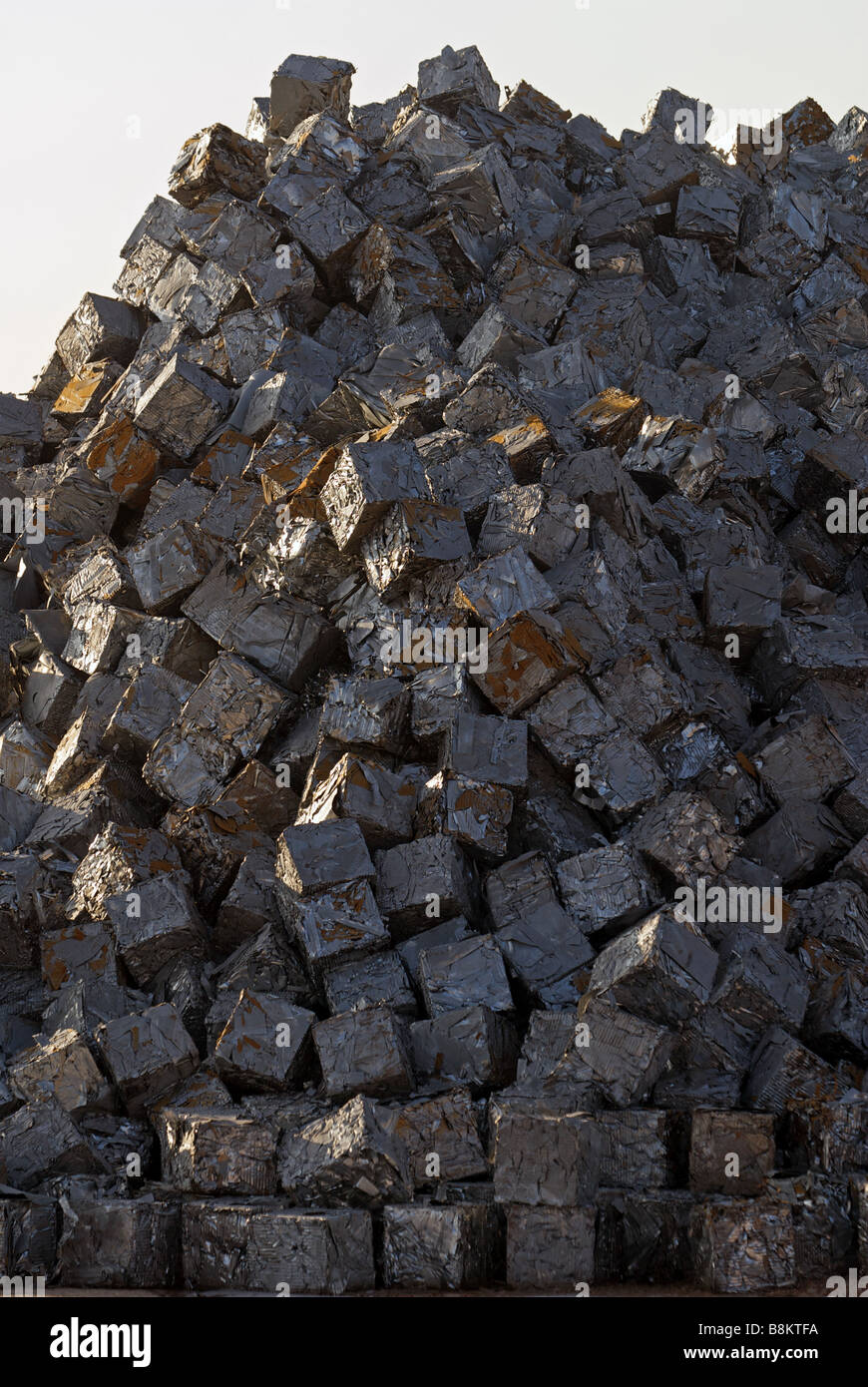 Scrap Metal Cubes High Resolution Stock Photography and Images - Alamy