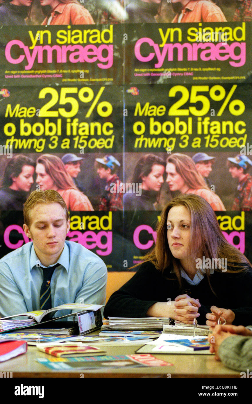 6th form A Level Welsh language class Cyfarthfa High School Merthyr ...