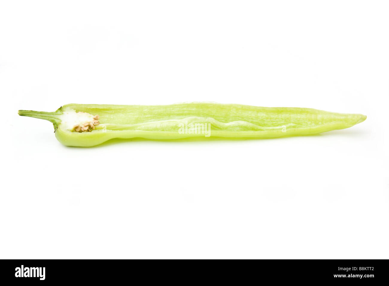 Carliston peppers isolated on a white studio background Stock Photo - Alamy