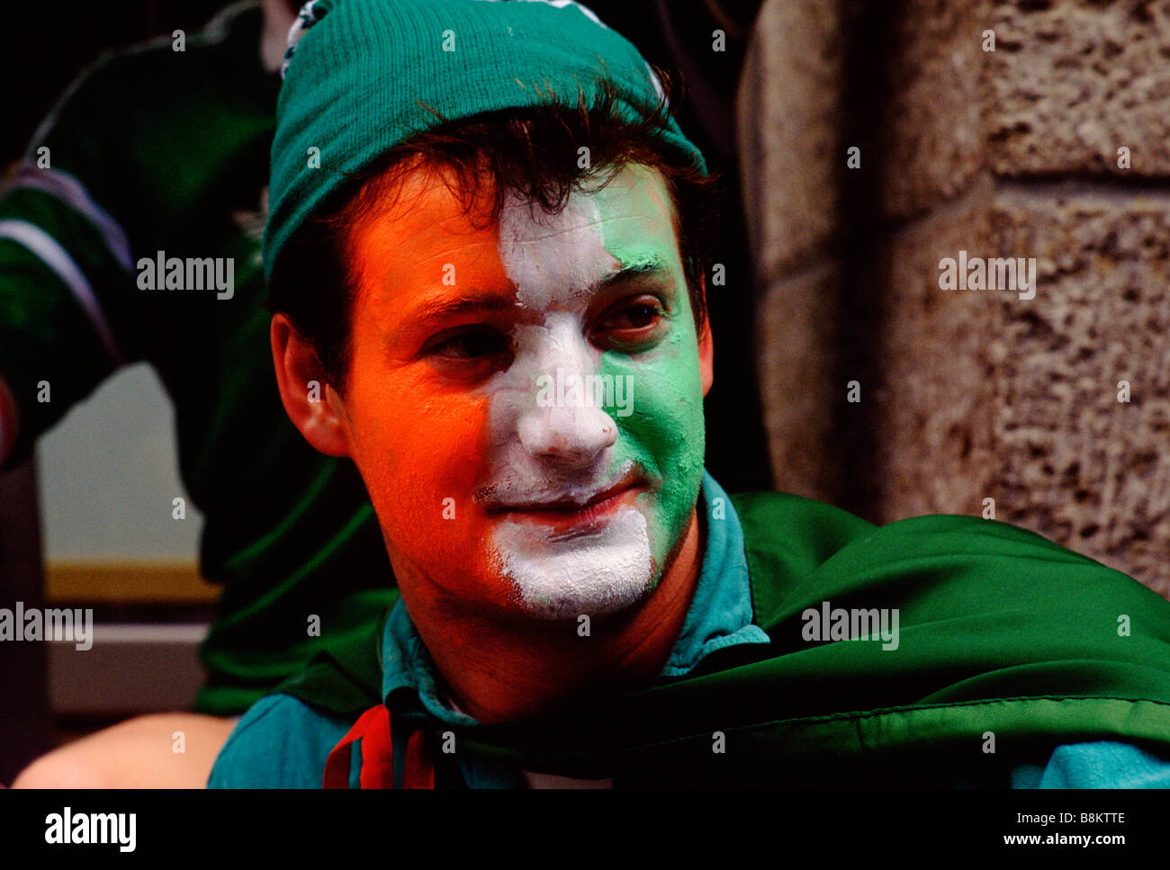 Irish football fan hi-res stock photography and images - Alamy