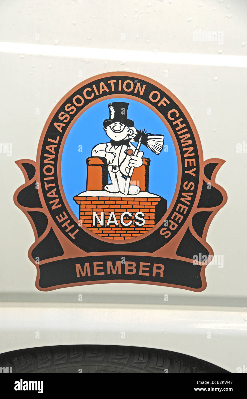 The National Association of Chimney Sweeps logo on side of van London ...