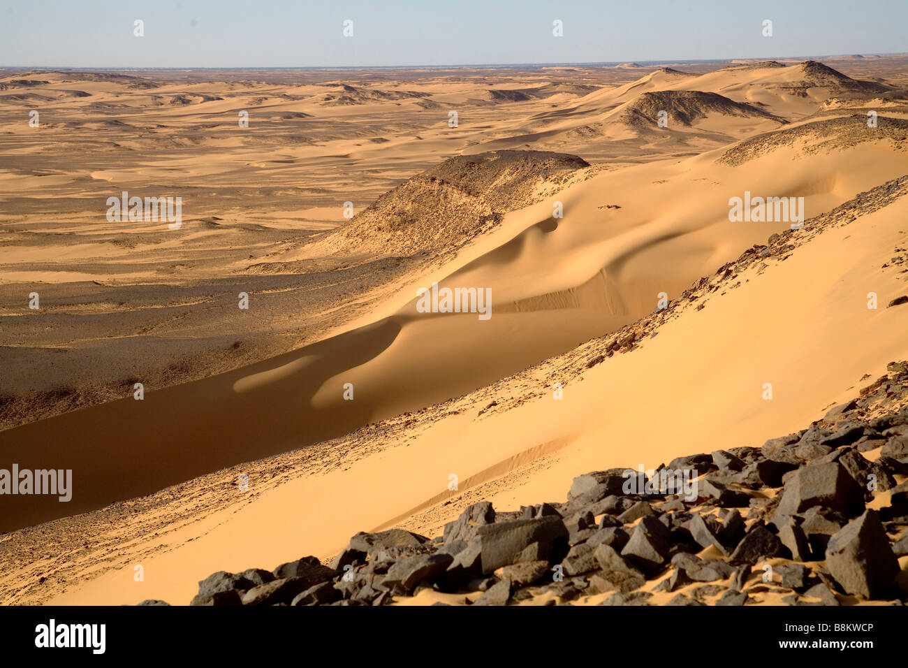 sand on Sahara desert, Sudan Stock Photo - Alamy