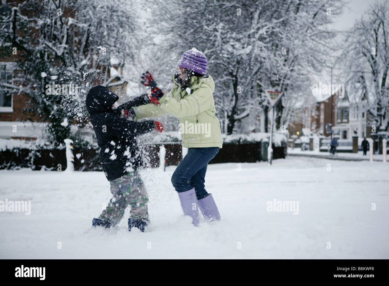 Children throwing a ball school hi-res stock photography and images - Alamy