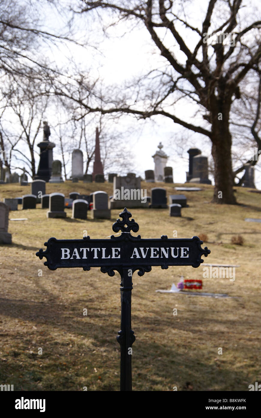 Graves in background hi-res stock photography and images - Alamy