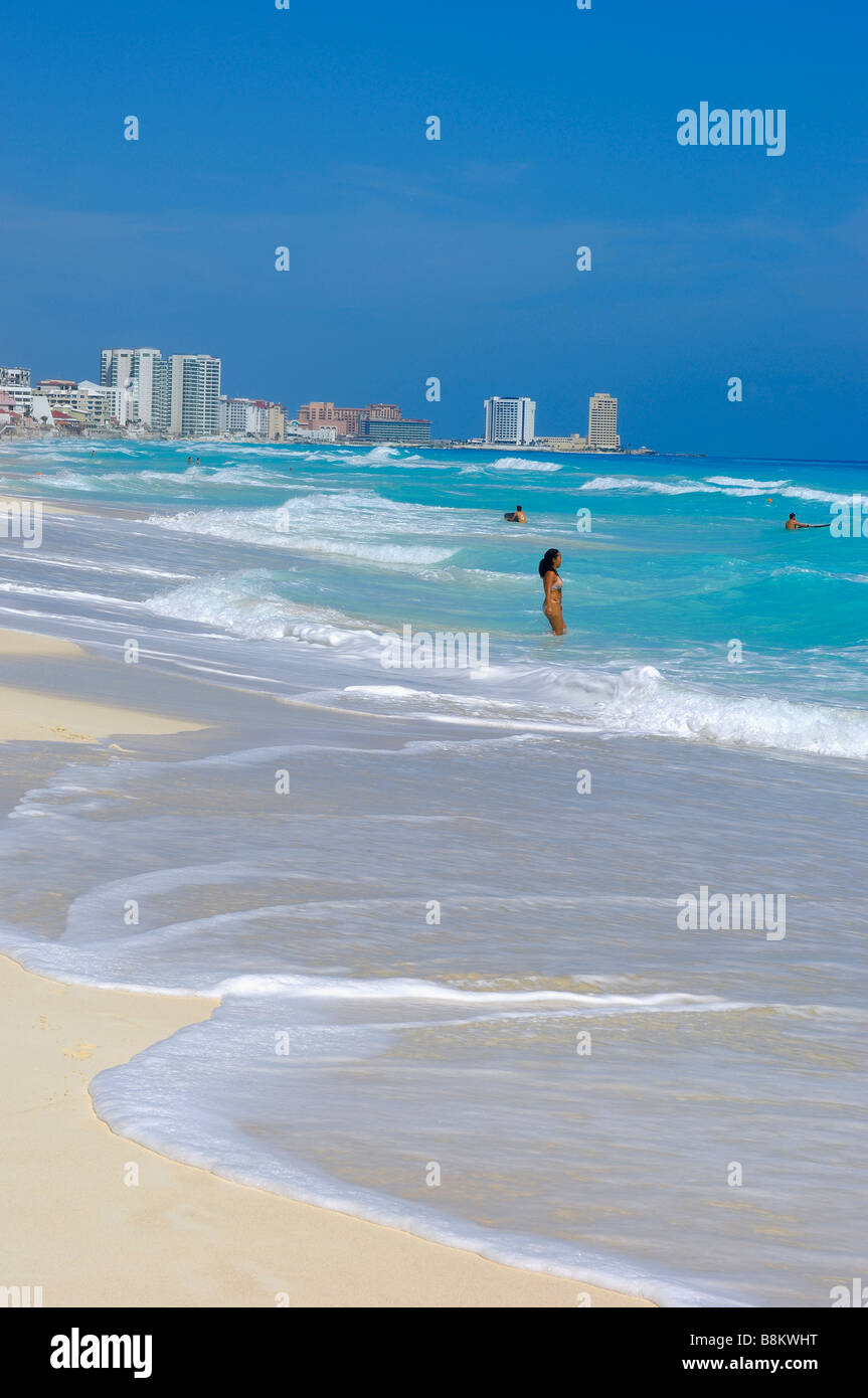 Cancun Beach Caribe Quintana Roo state Mayan Riviera Yucatan Peninsula ...