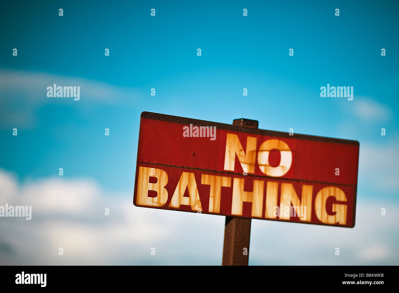 No bathing sign hi-res stock photography and images - Alamy