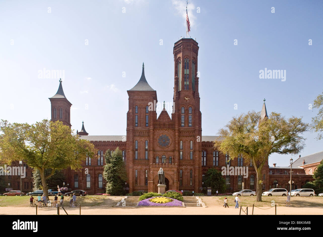 The Smithsonian Castle in Washington DC Stock Photo - Alamy