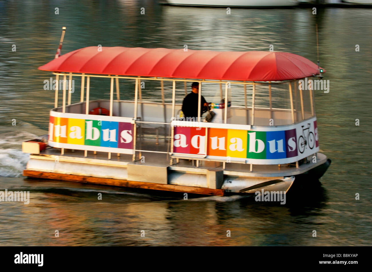 The Vancouver Aquabus ferry The Granville Island Marina Vancouver BC ...