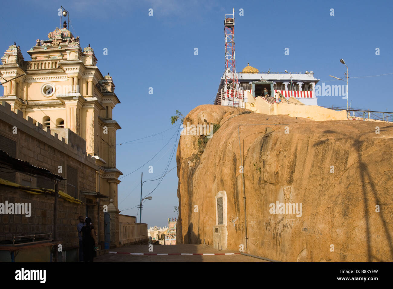 Trichy rock fort temple hi-res stock photography and images - Alamy