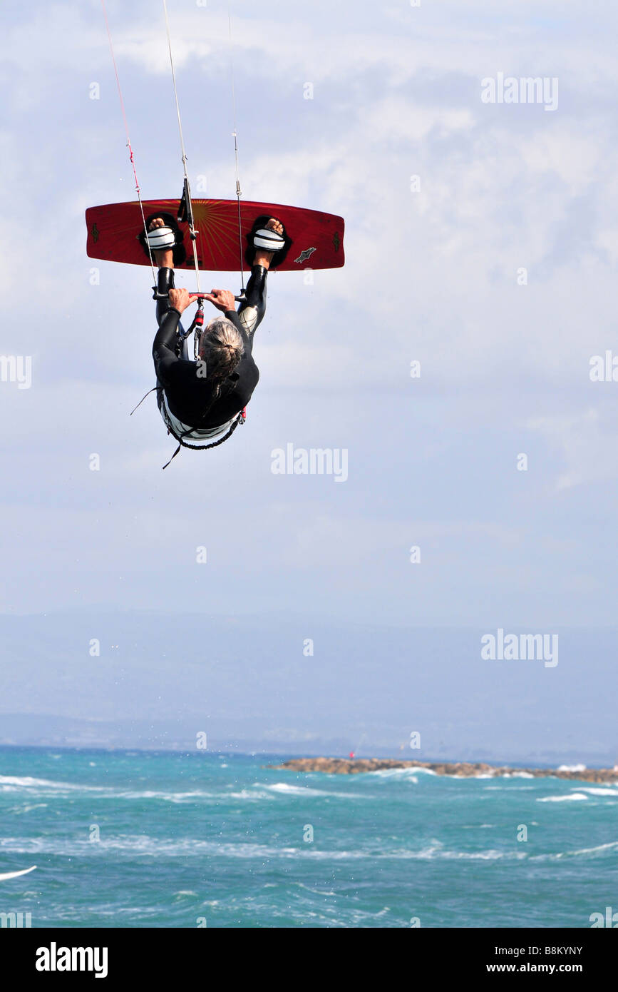Israel Haifa Surfers in Bat Galim beach during the Israeli windsurfing ...