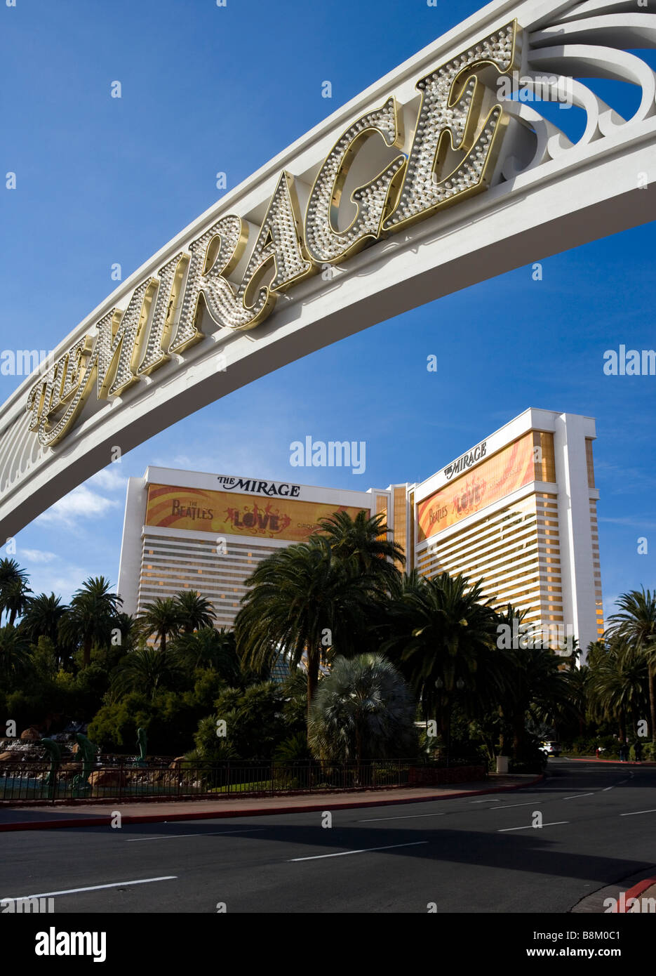The Mirage hotel and casino on the Las Vegas strip, Nevada, USA Stock ...