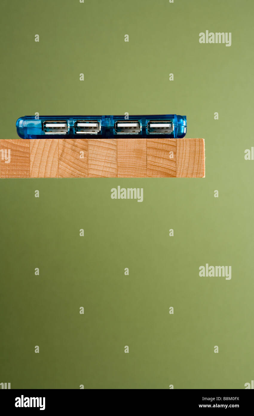 A USB hub on a shelf Stock Photo - Alamy