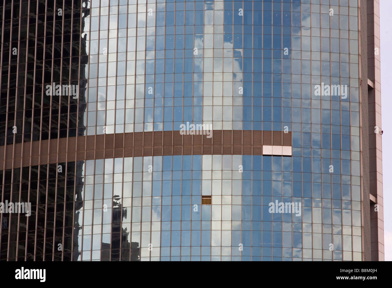 Detail of Plaza 66 tower, Jing An district, Shanghai, China Stock Photo ...