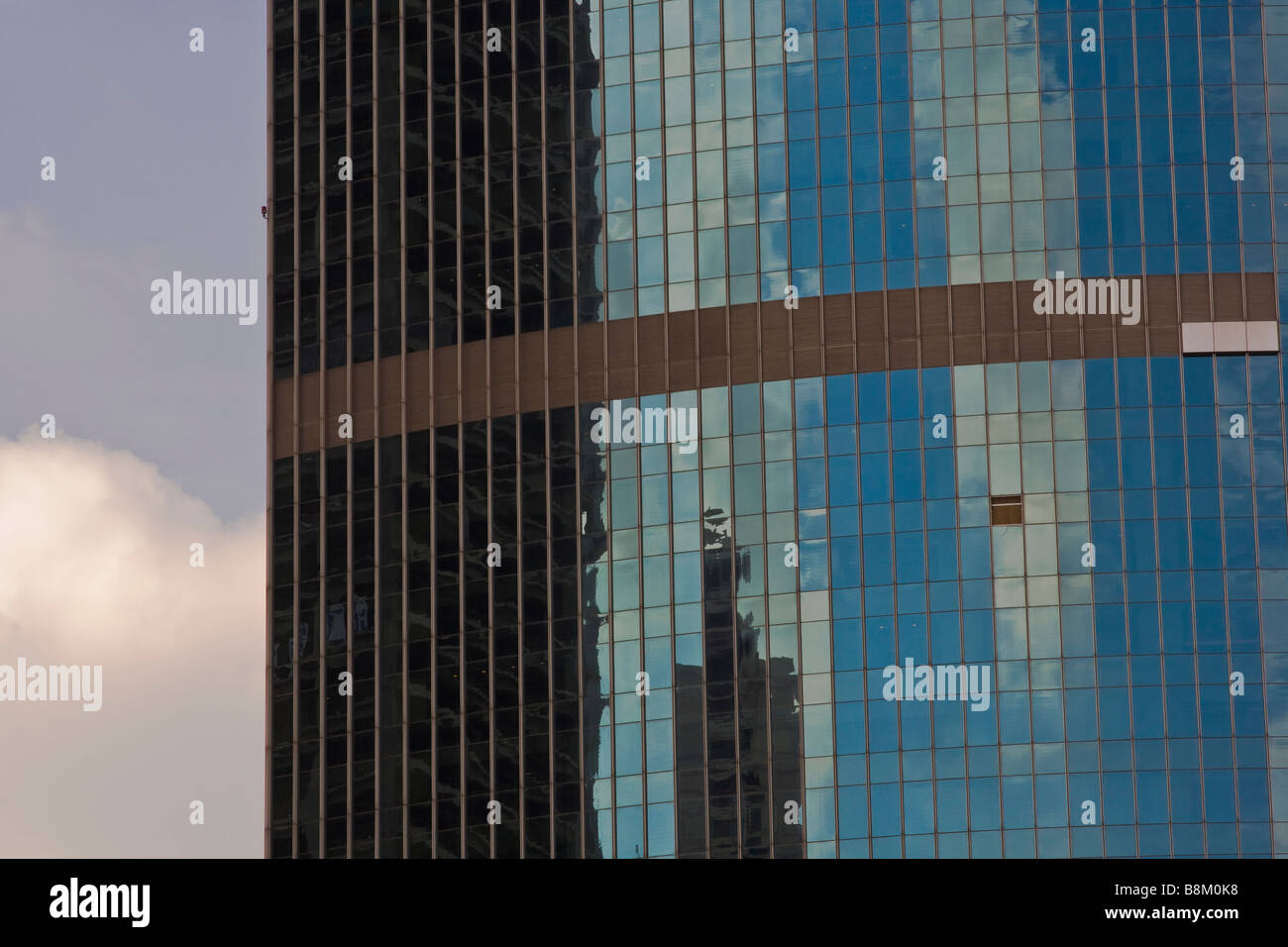 Glass facade of Plaza 66 tower in Shanghai, China Stock Photo - Alamy