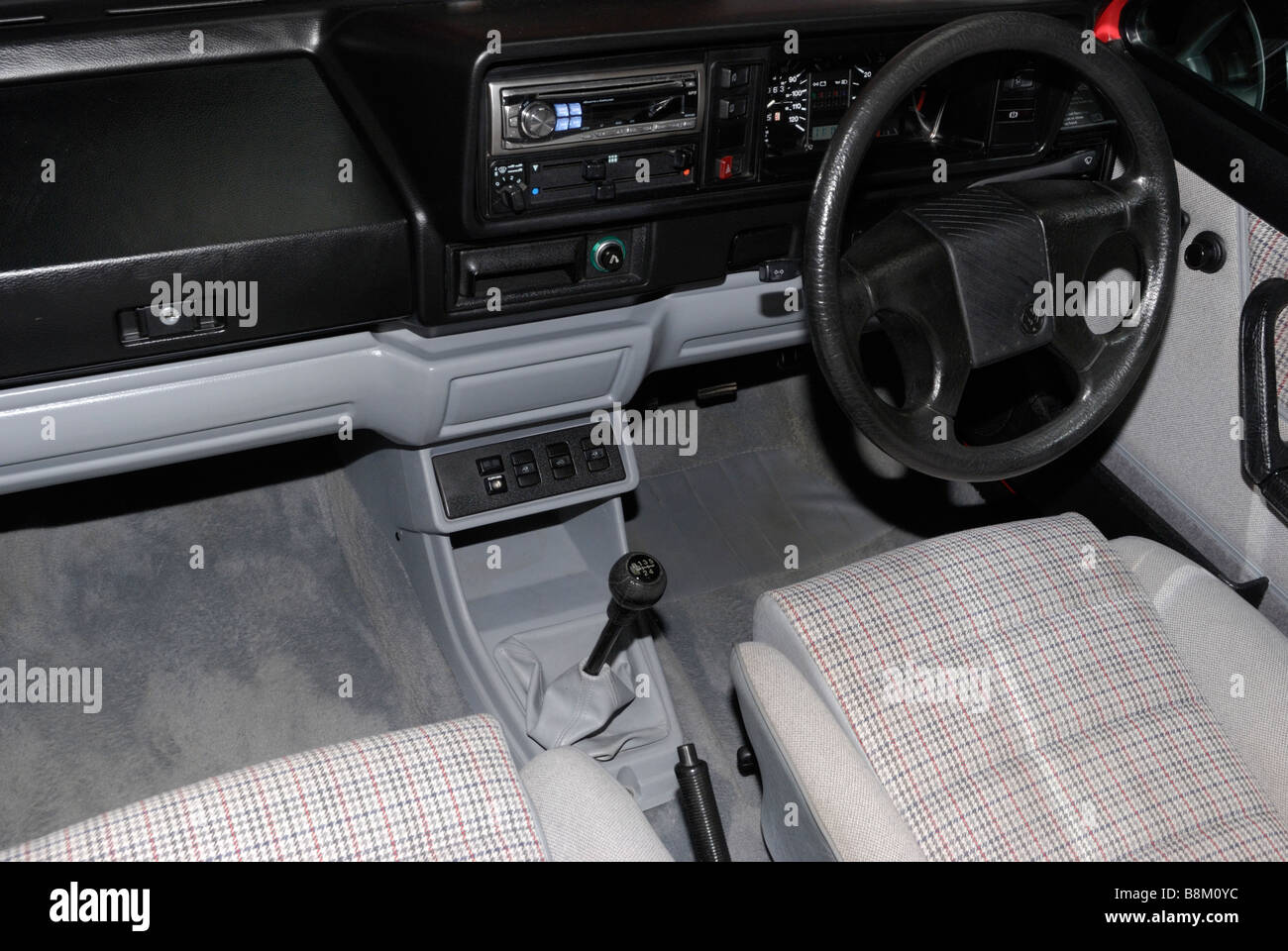 A 1991 VW Golf Clipper Cabriolet on display at the Dubfreeze Volkswagen ...