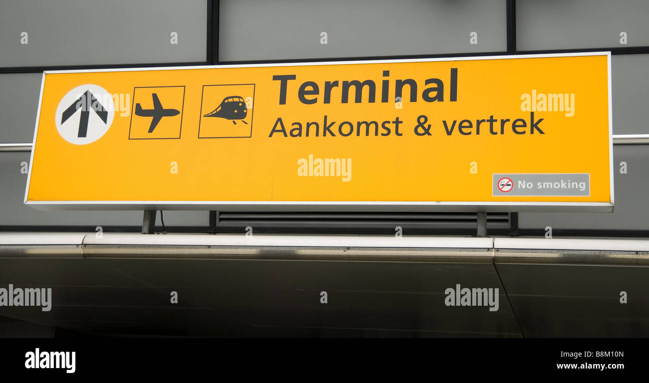 terminal sign at the airport Stock Photo - Alamy