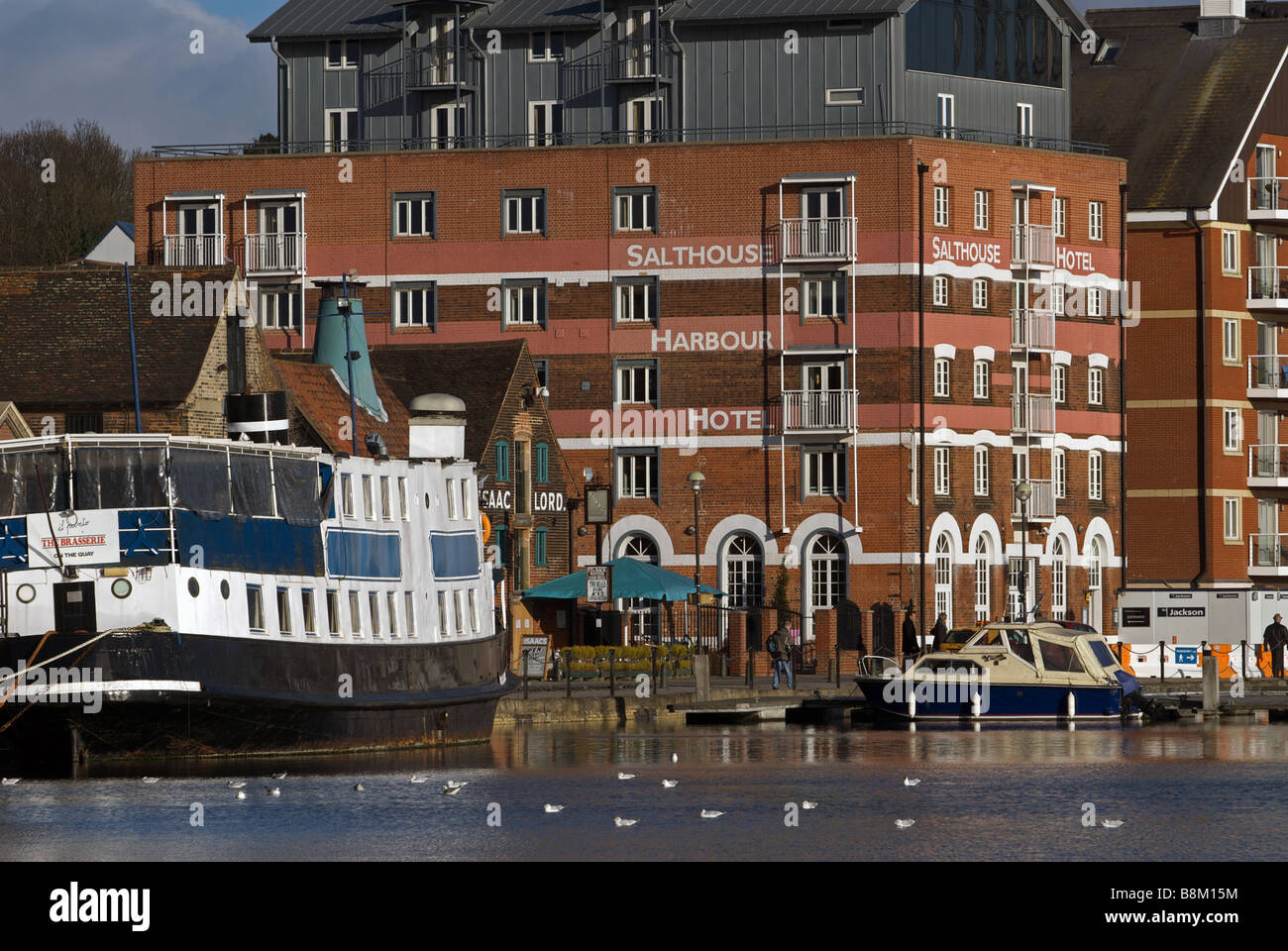 Salt House Harbour hotel, Ipswich, Suffolk, UK Stock Photo - Alamy