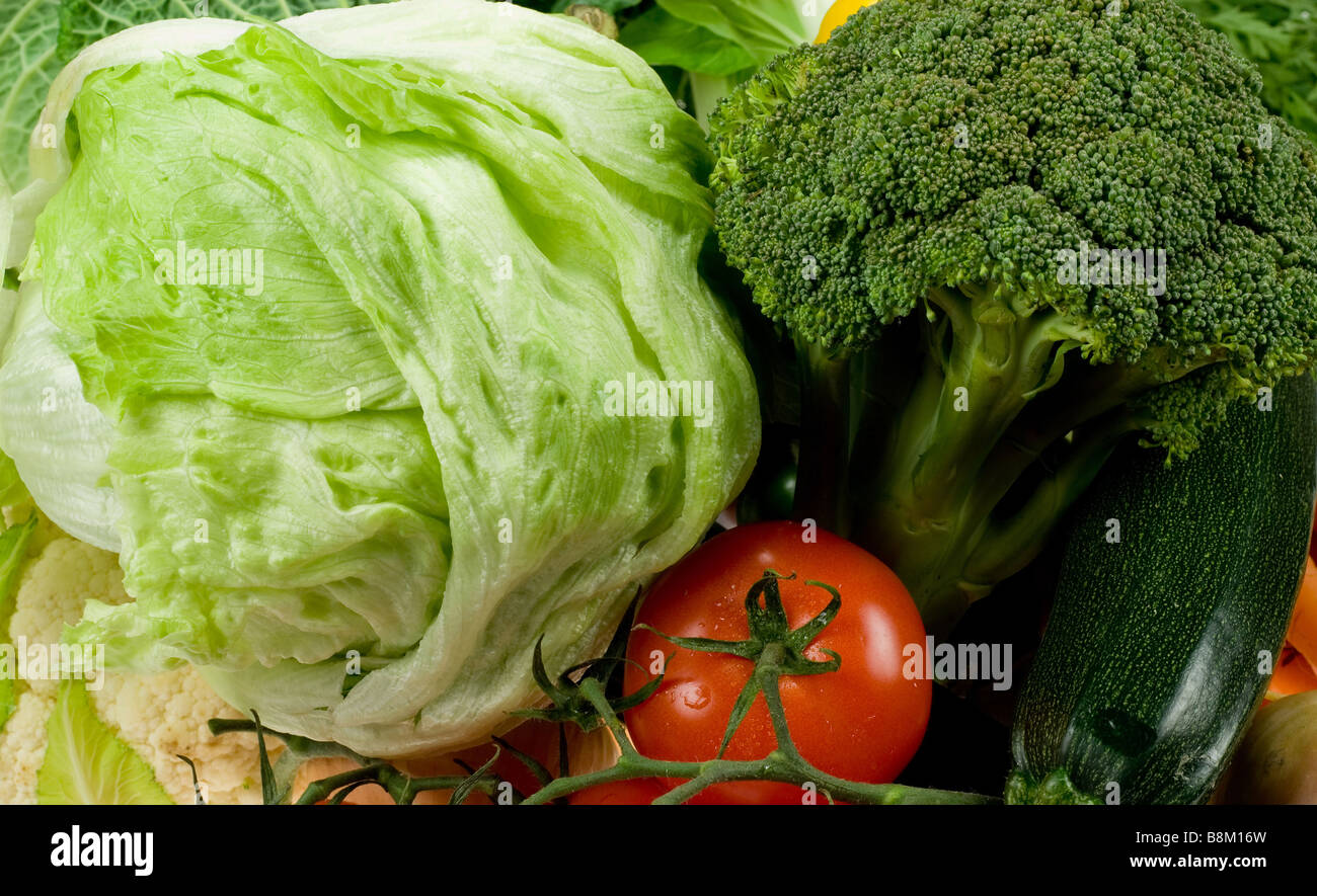 close up of fresh vegetables for backgrounds Stock Photo - Alamy