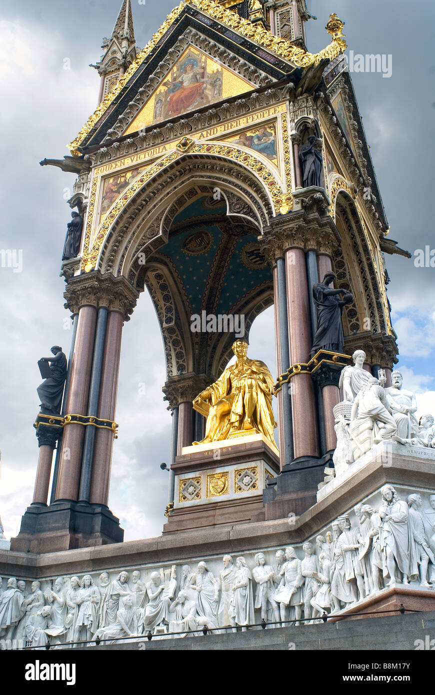 Victorian view of albert memorial hi-res stock photography and images ...