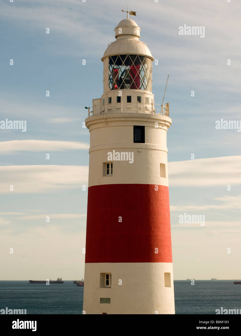 Lighthouse, Europa Point, Gibraltar Stock Photo - Alamy
