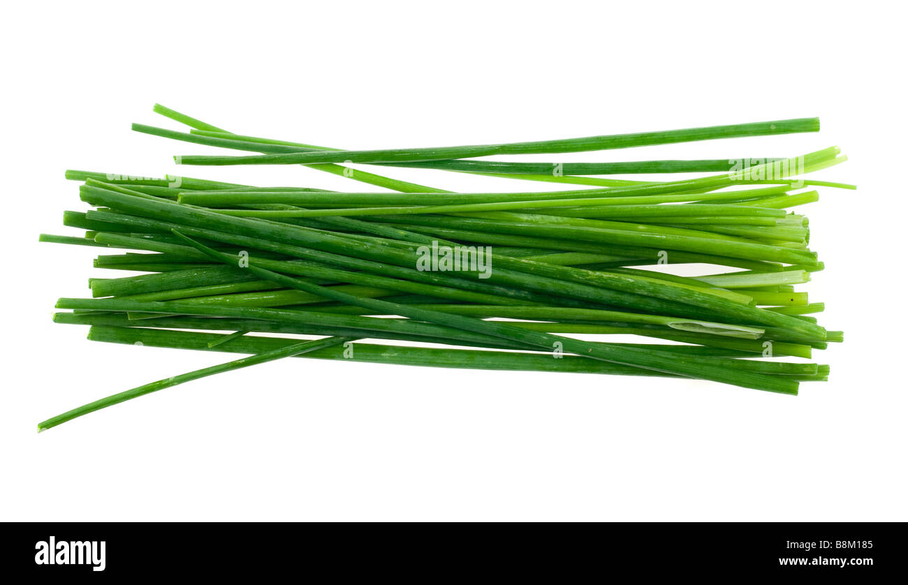 Bunch fresh chives leaves hi-res stock photography and images - Alamy