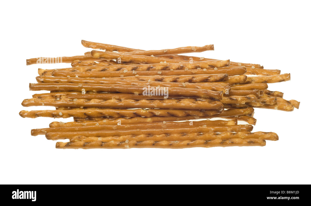 salt sticks isolated on a white background Stock Photo - Alamy