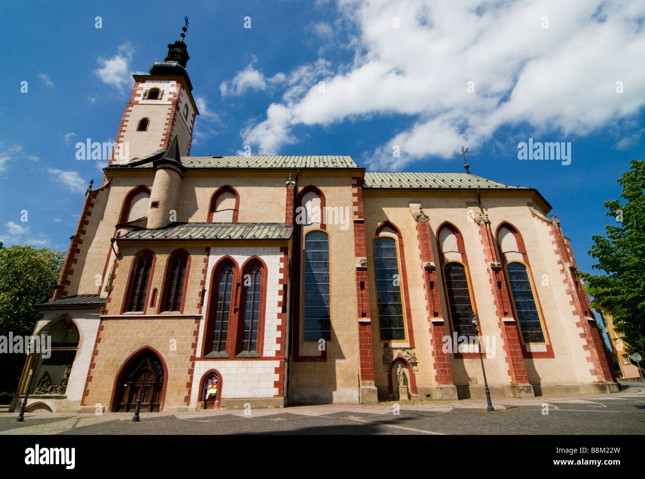 The gothic romanesque church of the Assumption of Virgin Mary the ...