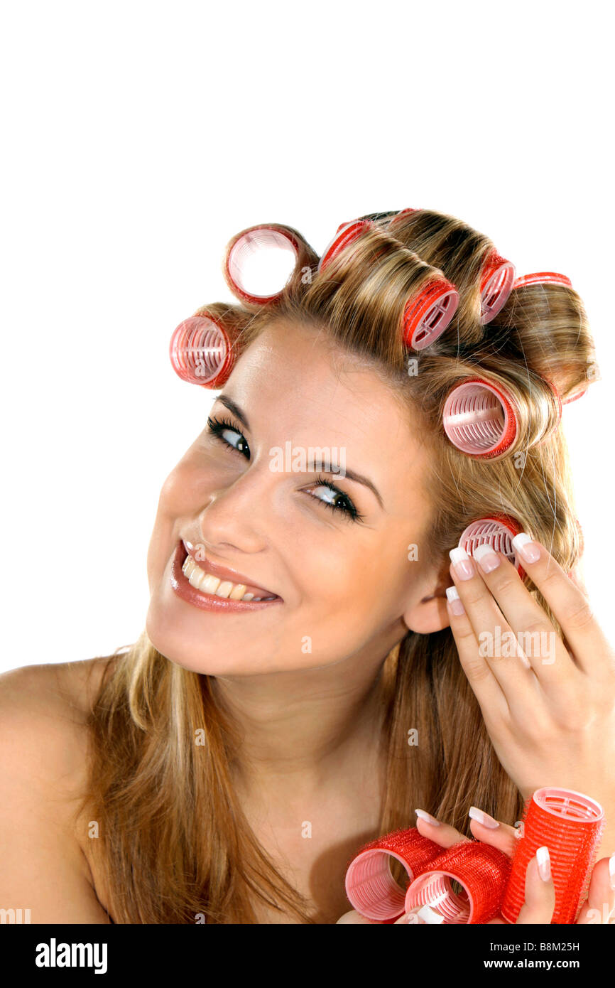Curlers wig hi-res stock photography and images - Alamy