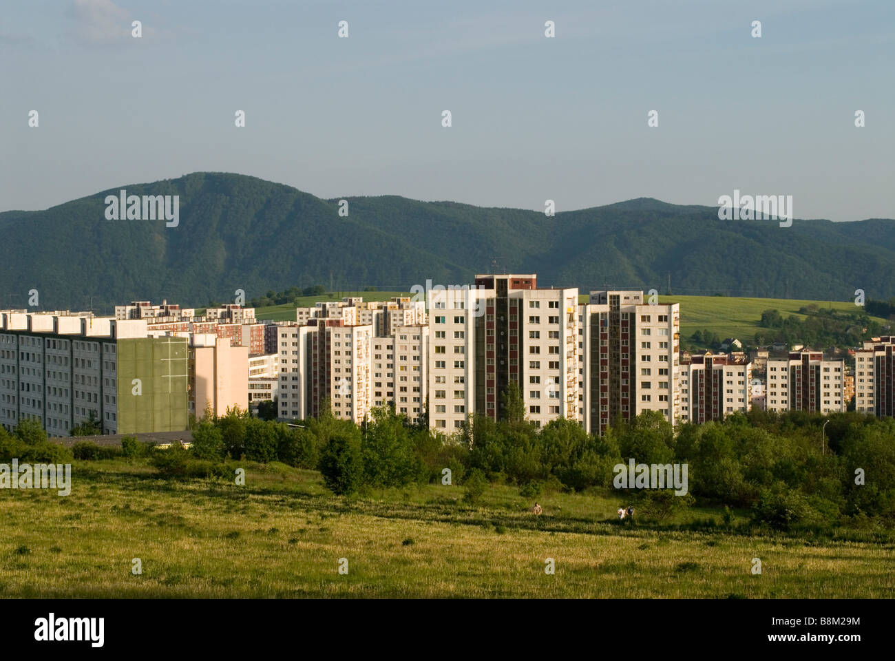 The residential area of Sasova in Banská Bystrica Stock Photo - Alamy