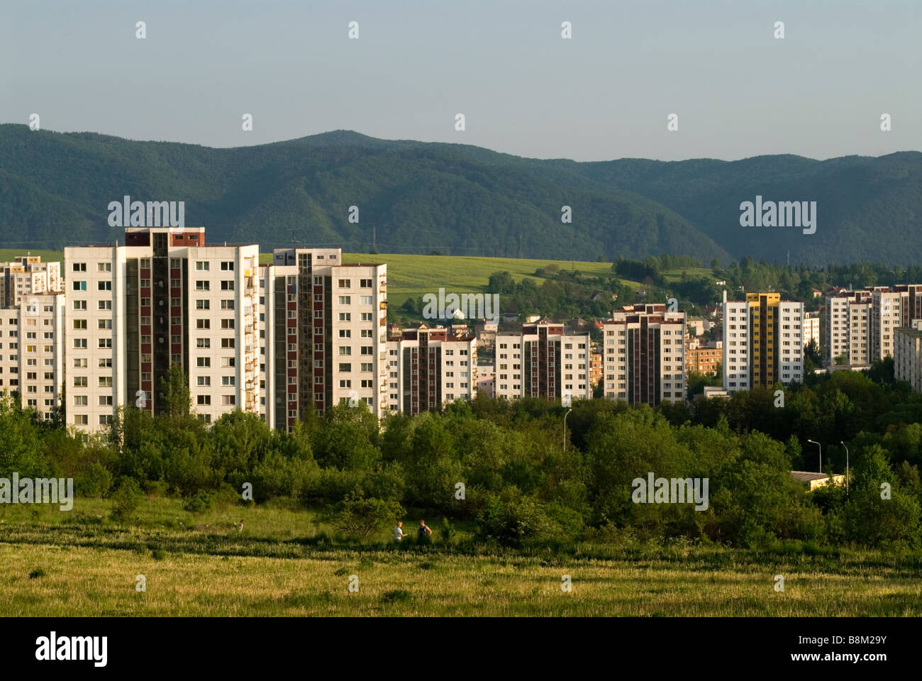 The residential area of Sasova in Banská Bystrica Stock Photo - Alamy