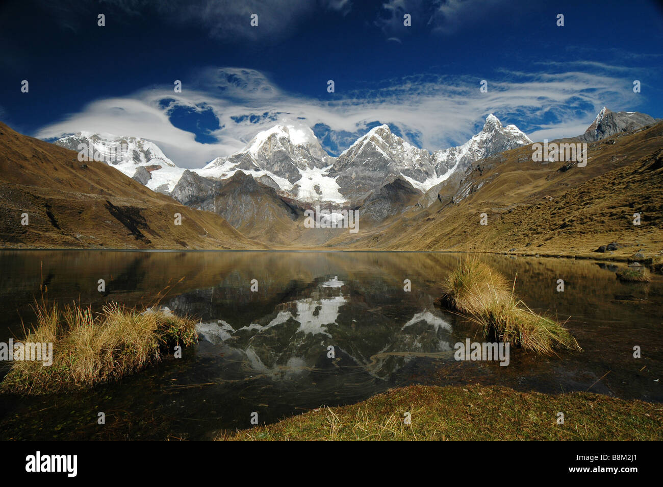 Mountains in the Cordillera Huayhuash, Peru Stock Photo - Alamy